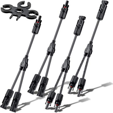 Weewooday Solar Panel Connectors Tool Set Include Solar Y Branch ...
