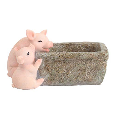 Yardwe Piggy Succulent Planter Pots Creative Cute Flower Pots Mini ...