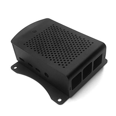 for Raspberry Pi 4B Aluminum Case Black Metal Shell Box Case Black ...