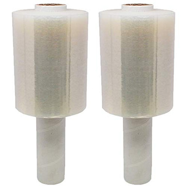 2 Pack - 5inch x 1000' Roll - 80 Gauge Thick, Mini Stretch Packing Wrap ...