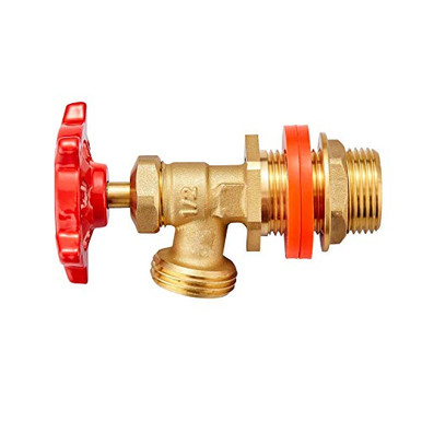 Litorange Solid Brass Backyard 90 Degree Stop Valve Hose Connector ...