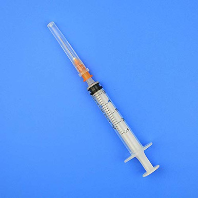 20Pack-2ml Syringes with 23G 1inch Needles,Disposable Sterile Syringe ...