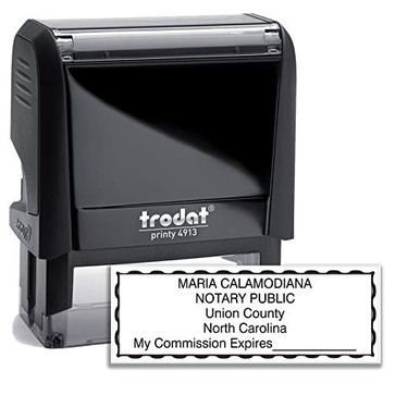 Notary Stamp Seal Ink Personalized Self Inking Stamp Custom Stamp ...