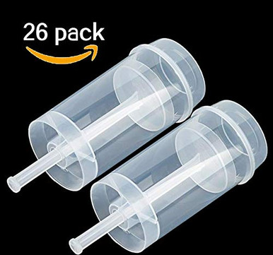 Best Starloop 26 pack Round Shape Clear Push-Up Cake Pop Shooter (Push ...