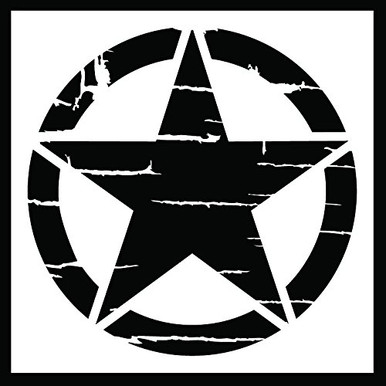 Auto Vynamics - STENCIL-INVSTAR-DISTRESSED-10 - Distressed Military ...