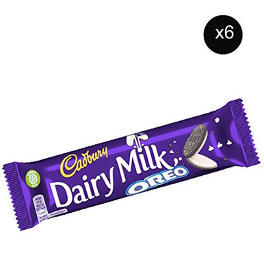 Cadbury Dairy Milk Oreo Total 6 bars of British Chocolate Candy ...