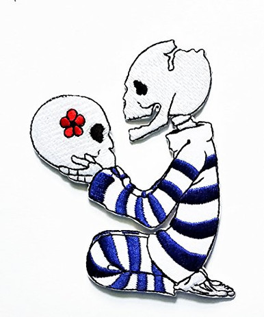 HHO Love Skull Prisoner Patch Biker Patch Lady Rider Hippie Punk Rock ...