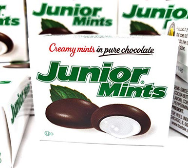 Junior Mints in Pure Chocolate Snack Candy, After Dinner Mini Boxes, 70 ...