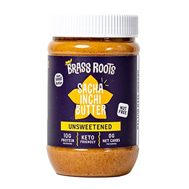 Brass Roots Organic Sacha Inchi Seed Butter Unsweetened, 16 Oz, 1 Jar ...