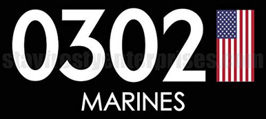 USMC 0302 Marines Military Marine Corps USA Flag Color Patriotic 5inch ...