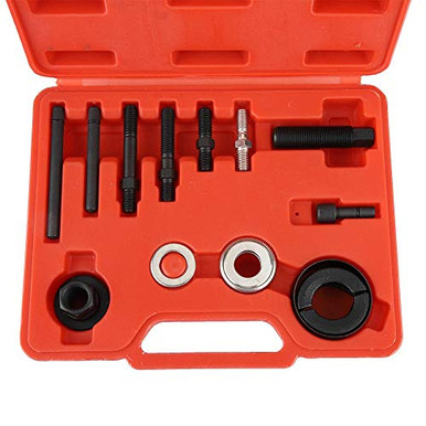 Pulley Puller and Installer Kit, 13Pcs Power Steering Pump Remover ...