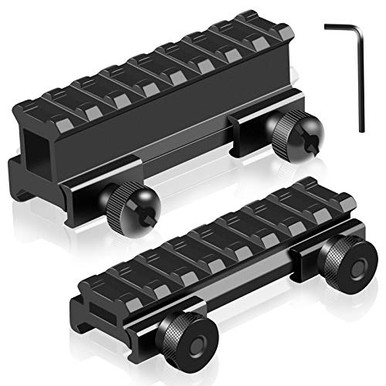Picatinny Riser Mounts, FENTUK 1 Inch High Profile and 1/2 Inch Low ...
