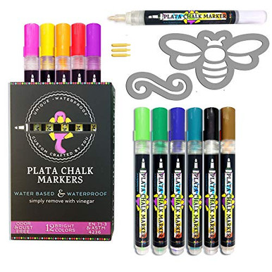 Erasable Waterproof Acrylic Paint Pen Chalk Markers - Magnetic ...