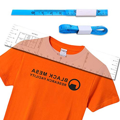 T-Shirt Ruler Guide, Simple Shirt Design Alignment Tool for Applying ...