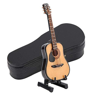 Miniature Guitar Model, Great Gift Wooden Guitar Model, Guitar Model ...