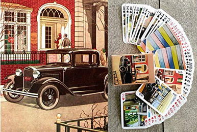 FlonzGift Classic Ford Playing Cards Poker Deck 54 Cards All Different ...