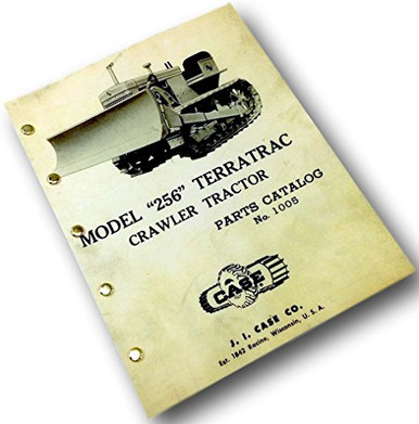 Case Terratrac 256 Crawler Tractor Bull Dozer Parts Manual Catalog ...