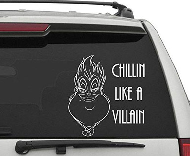 Artstickerscool Disney Car Decal - Disney Villain Decal - Little ...