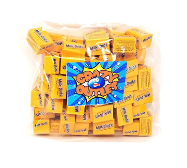 CrazyOutlet Milk Duds Candy, Caramel in Milk Chocolate, Snack Size Mini ...
