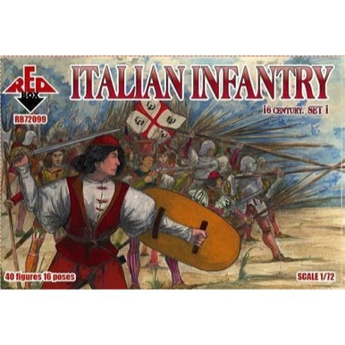 Redbox Red Box RB72099 Figures Italian Infantry, 16th Century, Set 1 ...