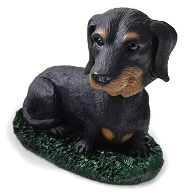 Animal Den Dachshund Black/Tan Dog Bobblehead Figure Toy for Car Dash ...