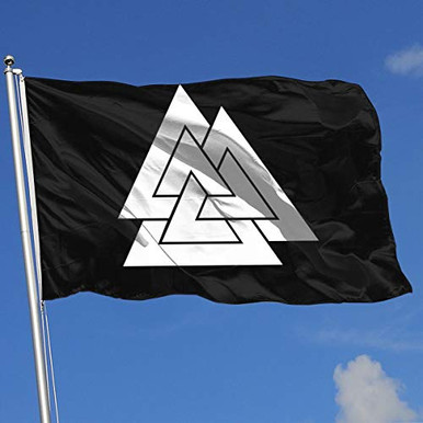 ZBGIGB Valknut Symbol Norse Warrior 3x5 Foot Flag Outdoor Flags 100 ...