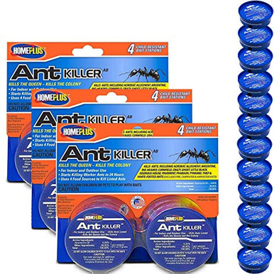 Home Plus Ant Killer 3 Pack, Metal Ant Traps Indoor and Outdoor, Ant ...