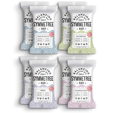 SYMMETREE BAR 8 Pack Paleo Friendly Protein Bar - Organic Snack Bar ...