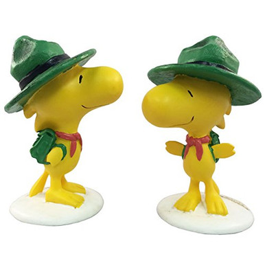 Homestyles 52141 2 Piece Set of Woodstock Scout 4inch Collectible Figures Painted from The ...