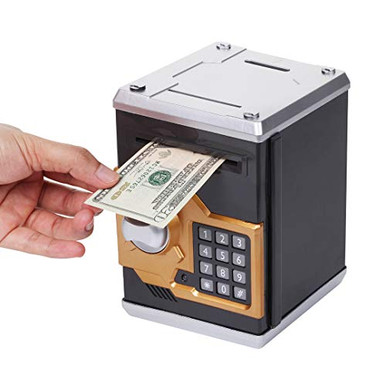 Dazmers Electronic ATM Safe Piggy Bank Toy with Password, Money Coin ...