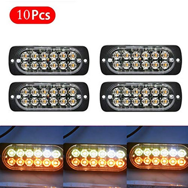 labwork Emergency Strobe Lights, Emergency Strobe Lamps 12-LED Surface ...