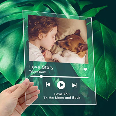 Custom Spotify Glass Art Personalized Scannable Spotify Code Photo ...