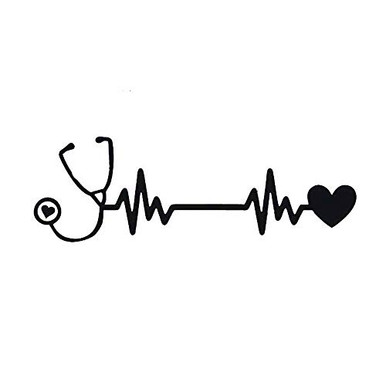 Car Sticker Doctors Office Clinic Decals Nurse Doctor Medical Vinyl ...