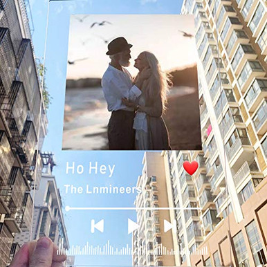 Acrylic Music Photo Album DIY Glass Album Cover Photo Frame Memory ...