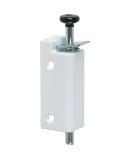 FPL Sliding Door Lock Security Foot Bolt in White - Quickly and Easily ...