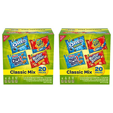 Nabisco Classic Mix Variety Pack OREO Mini CHIPS AHOY Mini Nutter ...