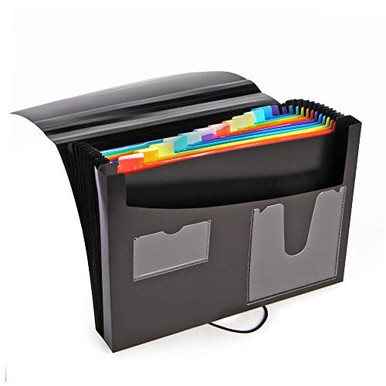Expanding File Organiser 13 Colour Coded Wallets Office Accessories A4 ...