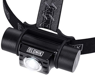 SLONIK 600 Lumens LED Headlamp Rechargeable with Head Strap Ultra ...