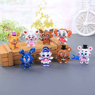 Inspired by Five Nights Five Nights at Freddys Figures Mini Cute Set 6 ...