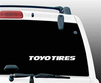 ytedad Car Decal Stickers Car Decal Car Sticker Toyo Tires Vinyl Window ...