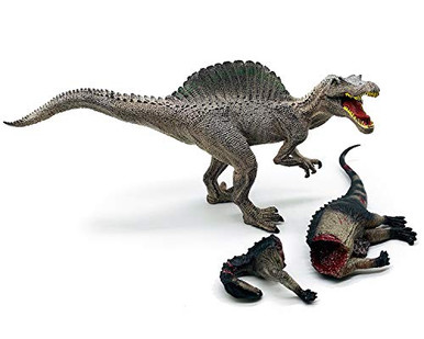 Gemini and Genius 12 Inches Standing and Movable Jaw Spinosaurus with ...