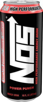 NOS High Performance Energy Drinks Power Punch - Warehousesoverstock