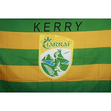 Kerry Official Ireland GAA Crest County Flag 152cm x91cm Very Limited ...