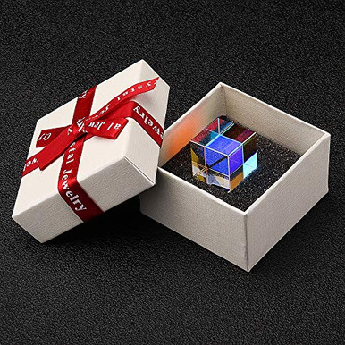 Optical Glass PrismGordan Crystal Combiner Prism X Cube w/Gift Box RGB ...