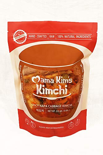 Mama Kims Kimchi - Spicy Napa Cabbage Kimchi 32oz Pouch Freshly Made ...