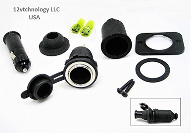 Waterproof Heavy Duty 25 Amp 12V Socket and Plug High Power Outlet ...