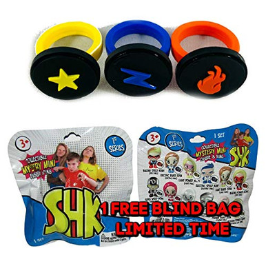 Set of 3 HeroForce Power Rings Fire Electricity and Light ...