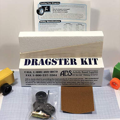 Balsa Co2 Dragster Car Kit LSRAV/Metric - Wooden Project Kit for ...
