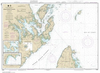 Synthetic Media NOAA Chart 13394 Grand Manan Channel Northern Part ...