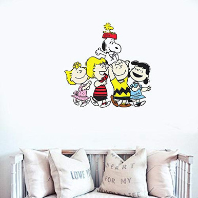 25 Home Decor Snoopy Decals Cartoon Dog Sticker Peanut Comic Snoopy ...